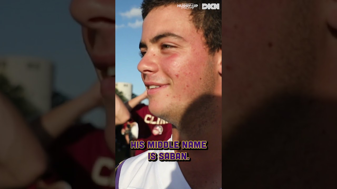 How This LSU Fan Was Named After Rival Head Coach | The Dan Le Batard ...