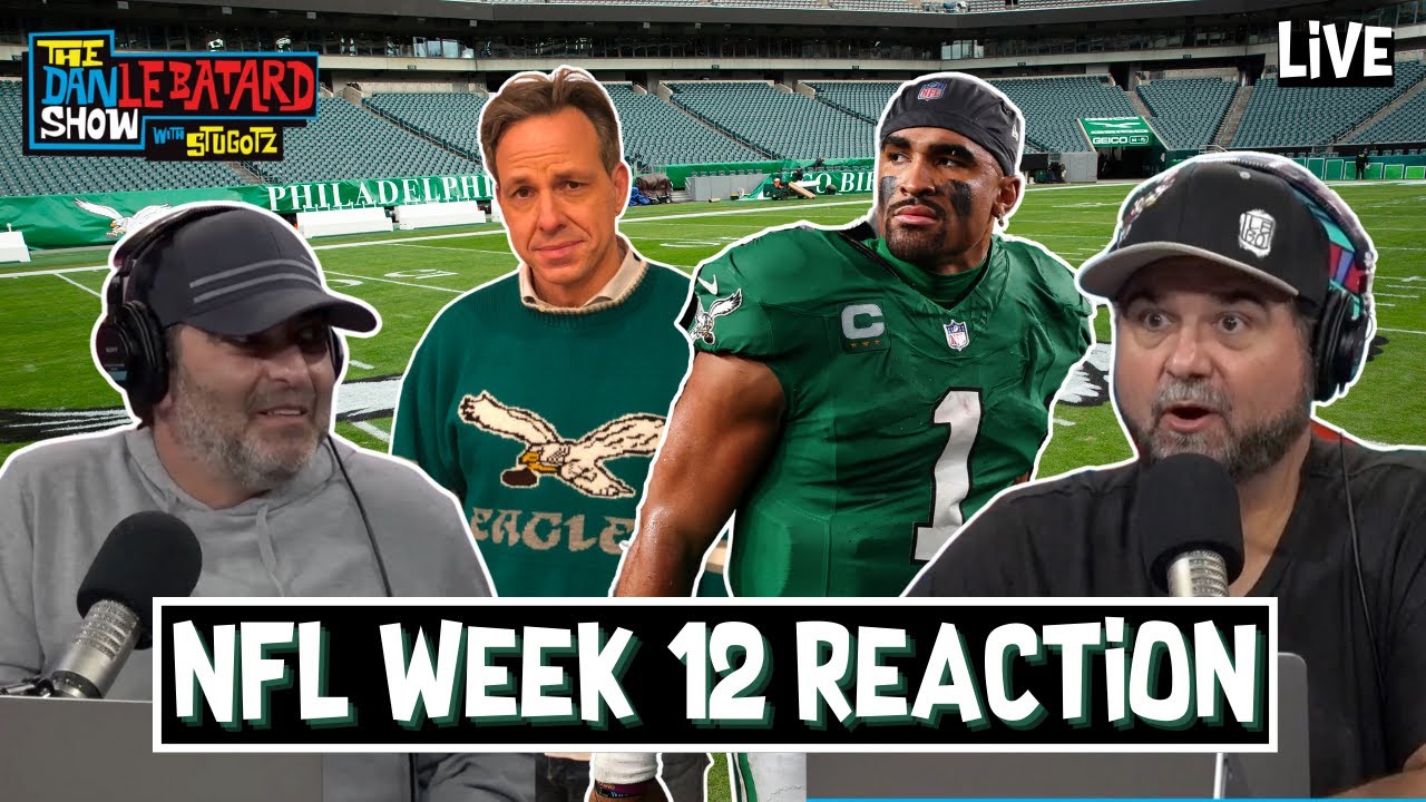 NFL Week 12 Reaction with Jake Tapper | LIVE | 11/27/23 | The Dan Le ...